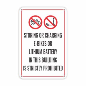 E-BIKE NOTICE SIGN - My Sign Station