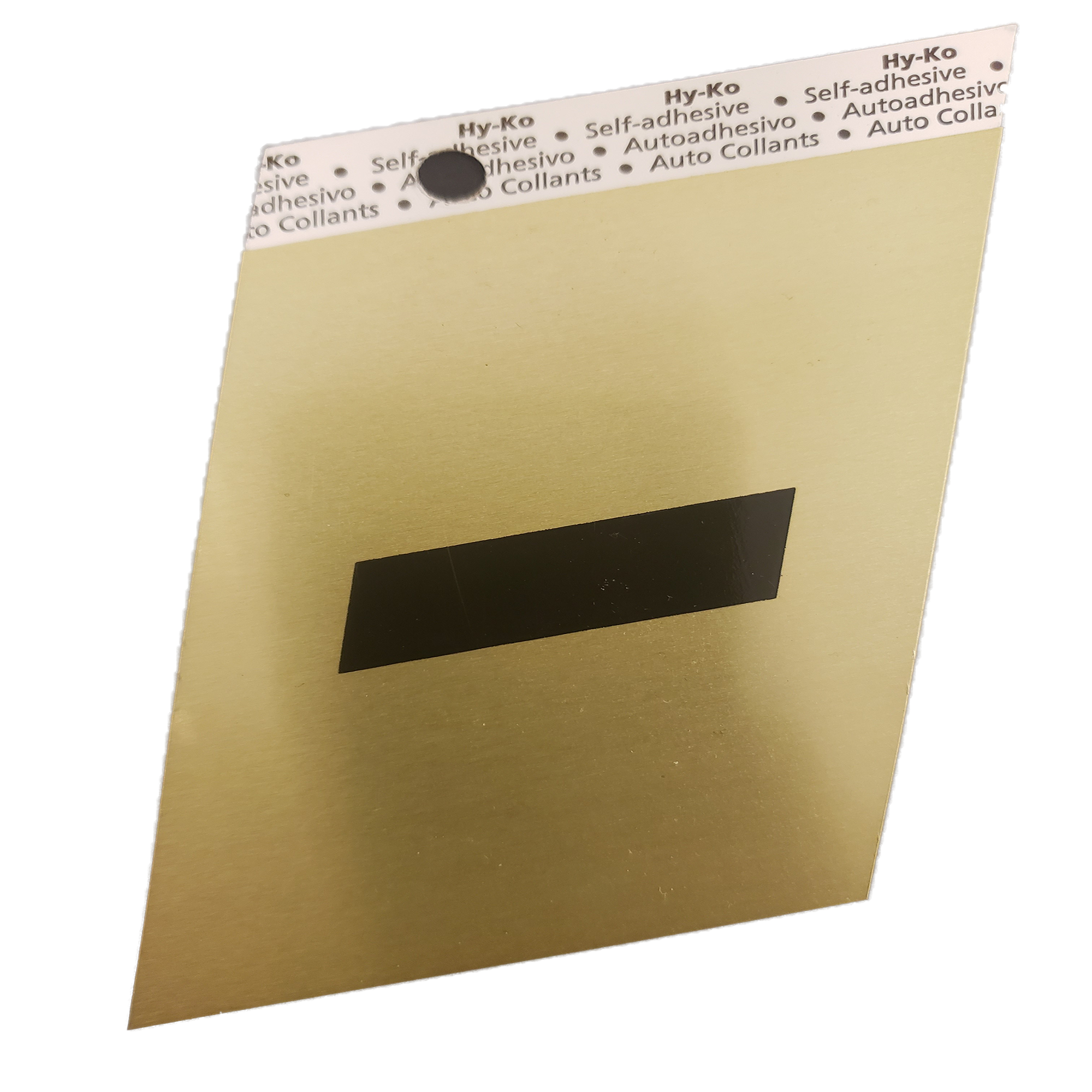 Gold Aluminum Number/Letters 3″ Hyphen - My Sign Station