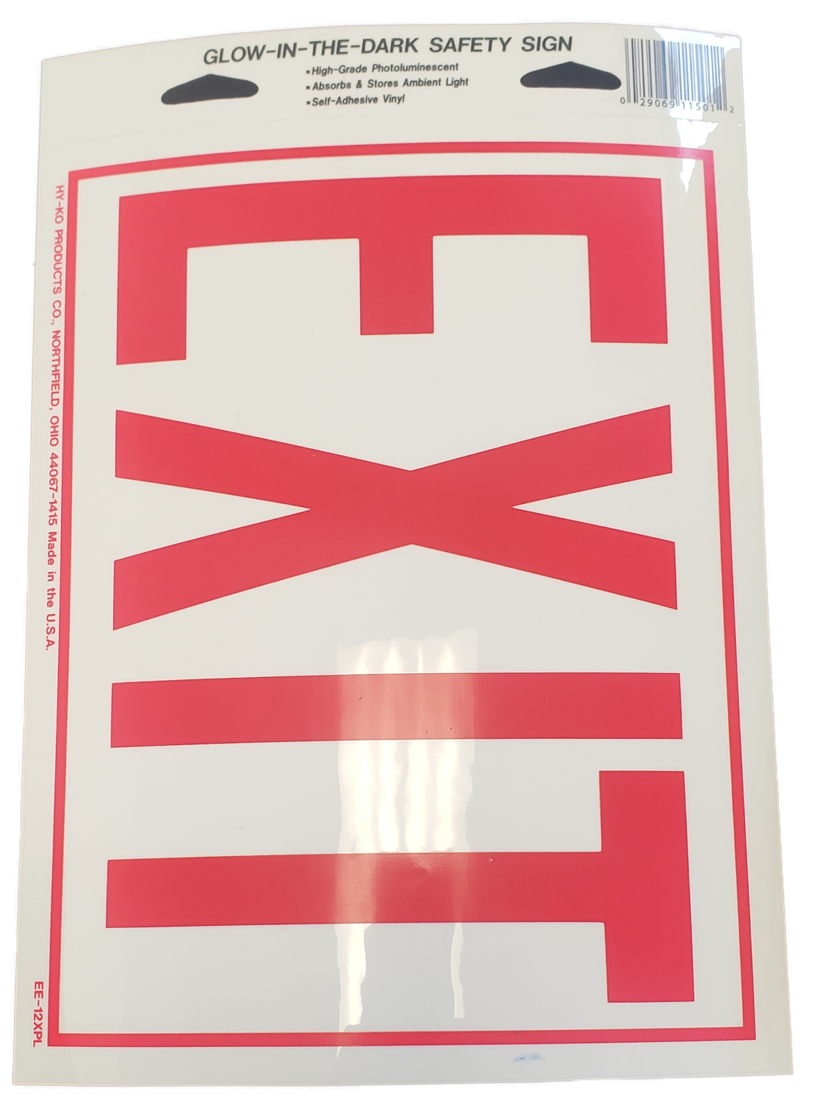 PHOTOLUMINESCENCE HIGH GRADE EXIT SIGN - My Sign Station