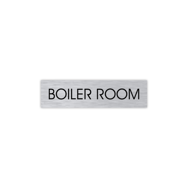 BOILER ROOM SIGN - My Sign Station