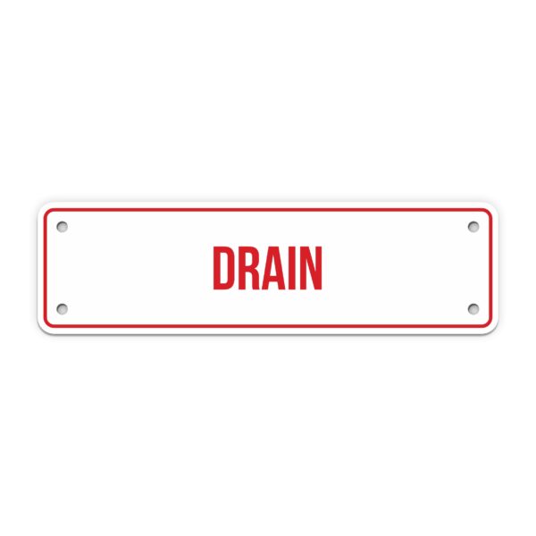 DRAIN SIGN - My Sign Station