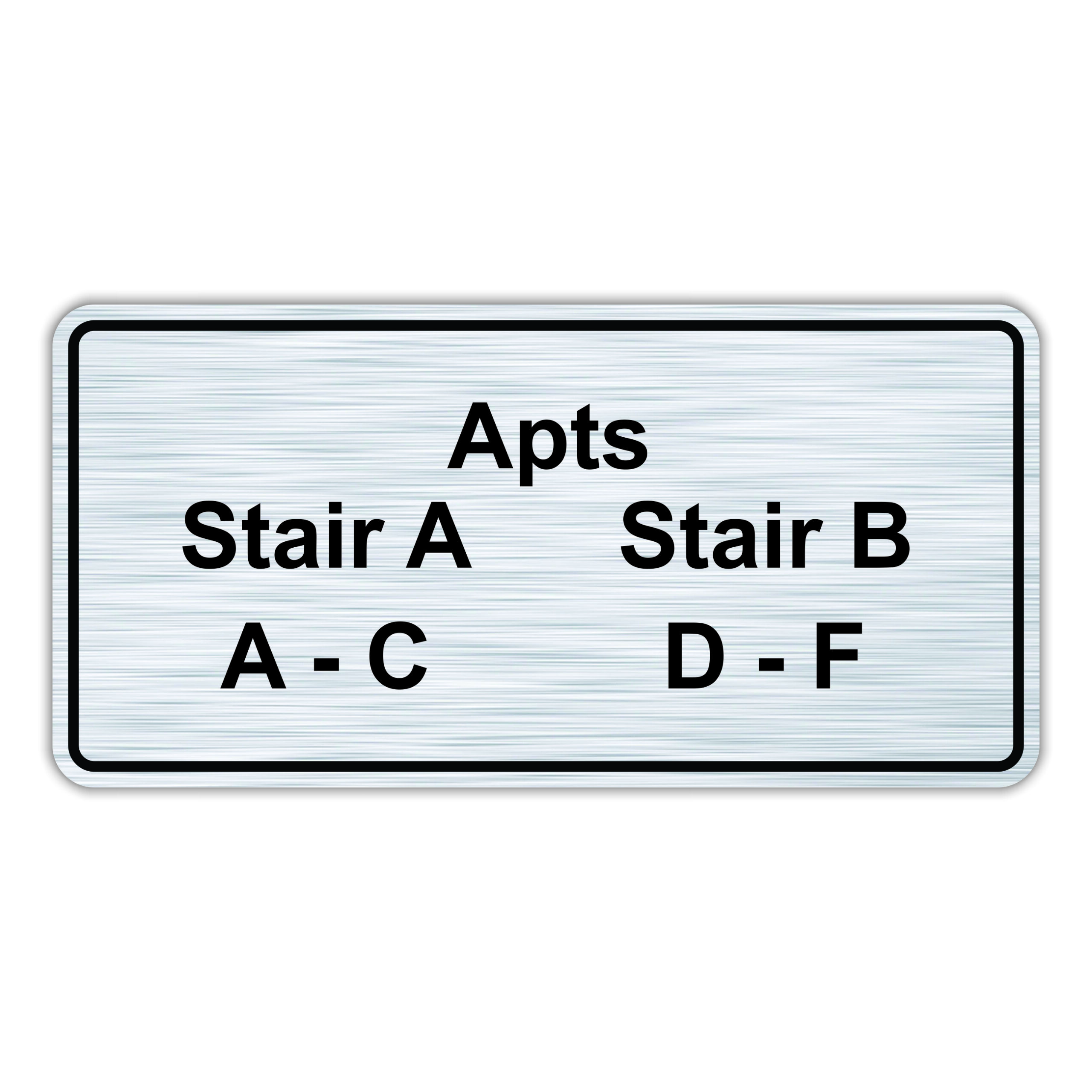 USE STAIRS TO APARTMENTS DIRECTIONAL - My Sign Station