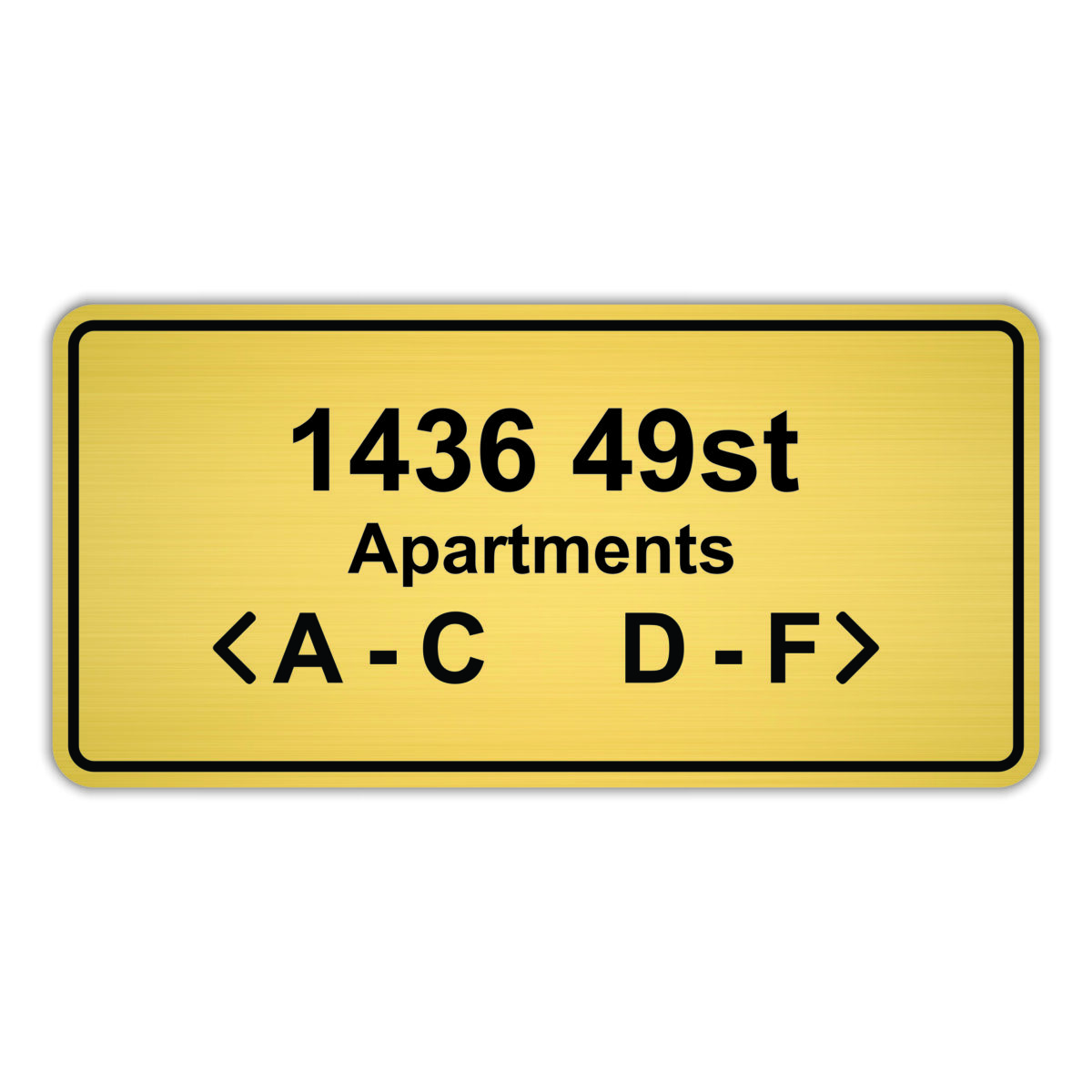 Apartment Directional Signs - My Sign Station