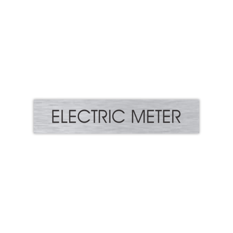 ELECTRIC METER SIGN - My Sign Station