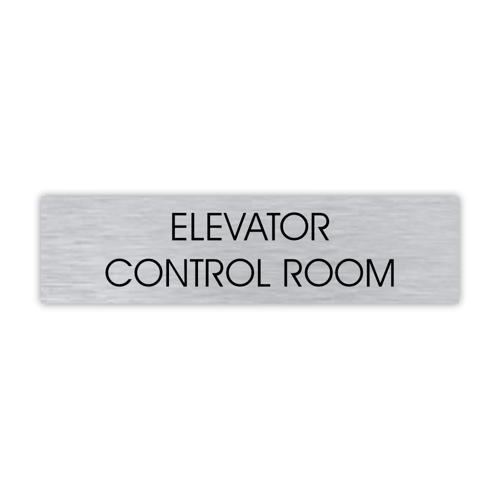 ELEVATOR CONTROL ROOM SIGN - My Sign Station