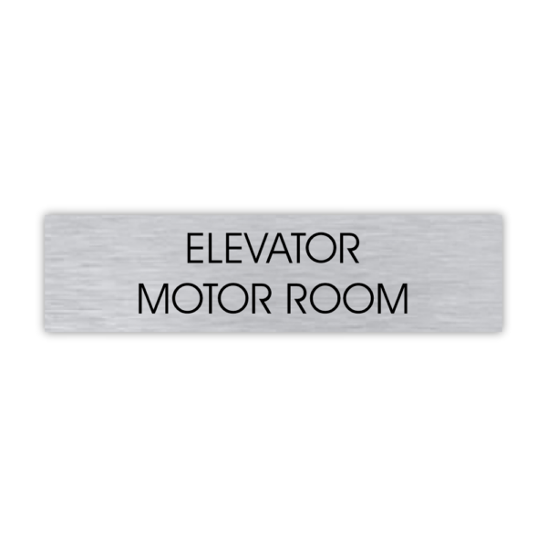 ELEVATOR MOTOR ROOM SIGN - My Sign Station