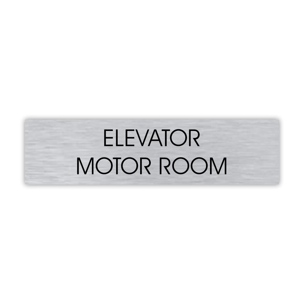 ELEVATOR MOTOR ROOM SIGN - My Sign Station