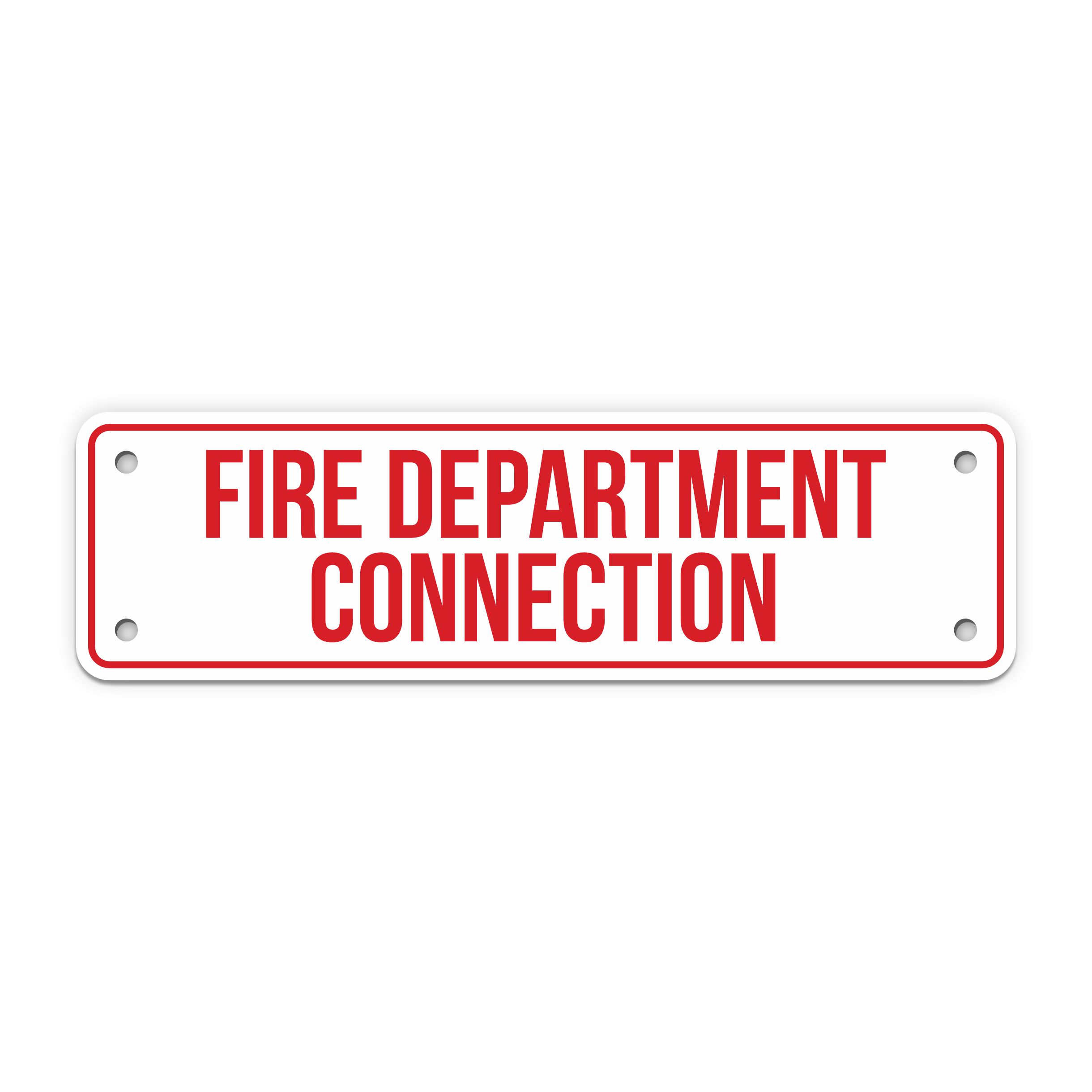 FIRE DEPARTMENT CONNECTION SIGN - My Sign Station