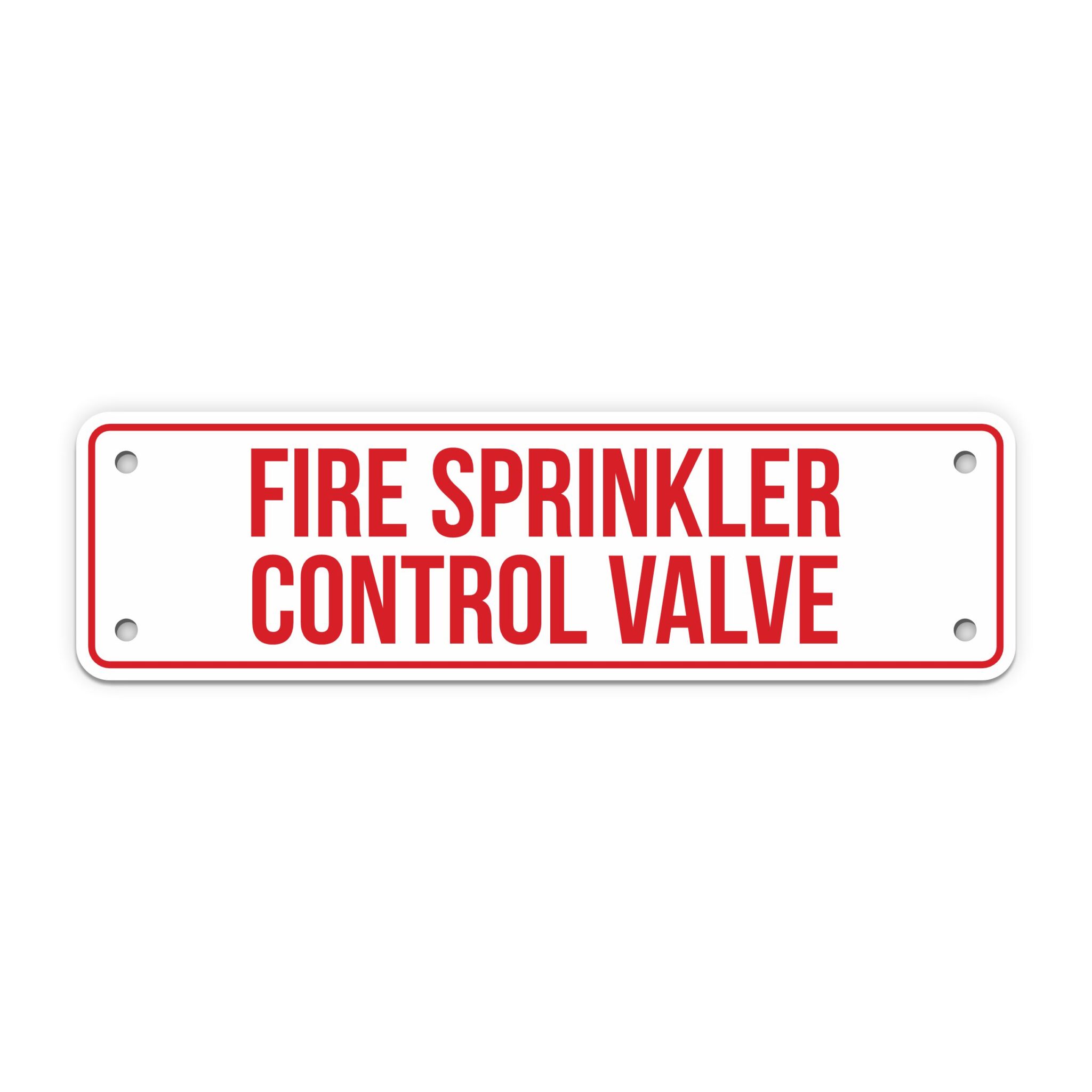 FIRE SPRINKLER CONTROL VALVE SIGN - My Sign Station