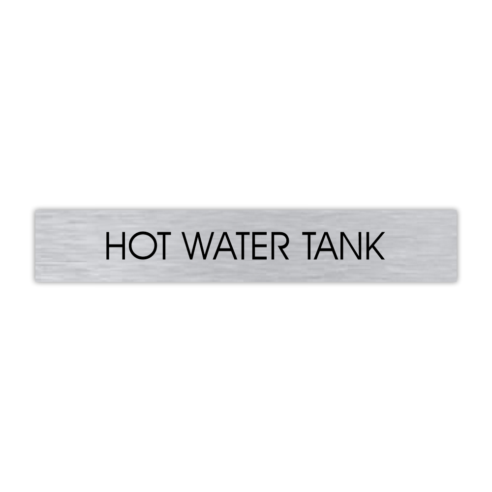HOT WATER TANK SIGN - My Sign Station