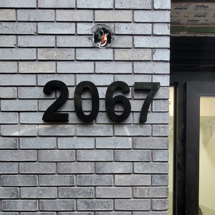 Exterior Address Signs - My Sign Station