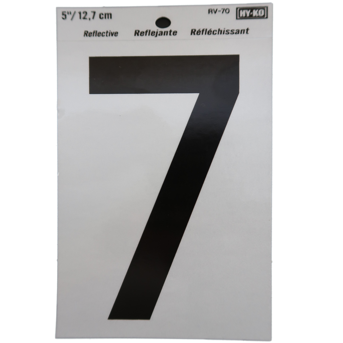 Reflective Number 5″ #7 - My Sign Station