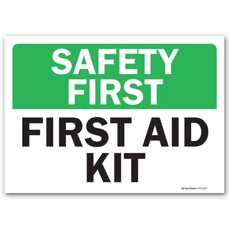 FIRST AID KIT SIGN - My Sign Station