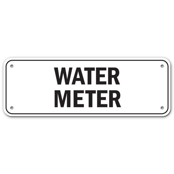WATER METER SIGN - My Sign Station