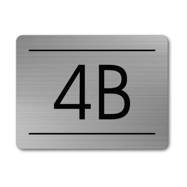 APARTMENT NUMBER, 4B - My Sign Station