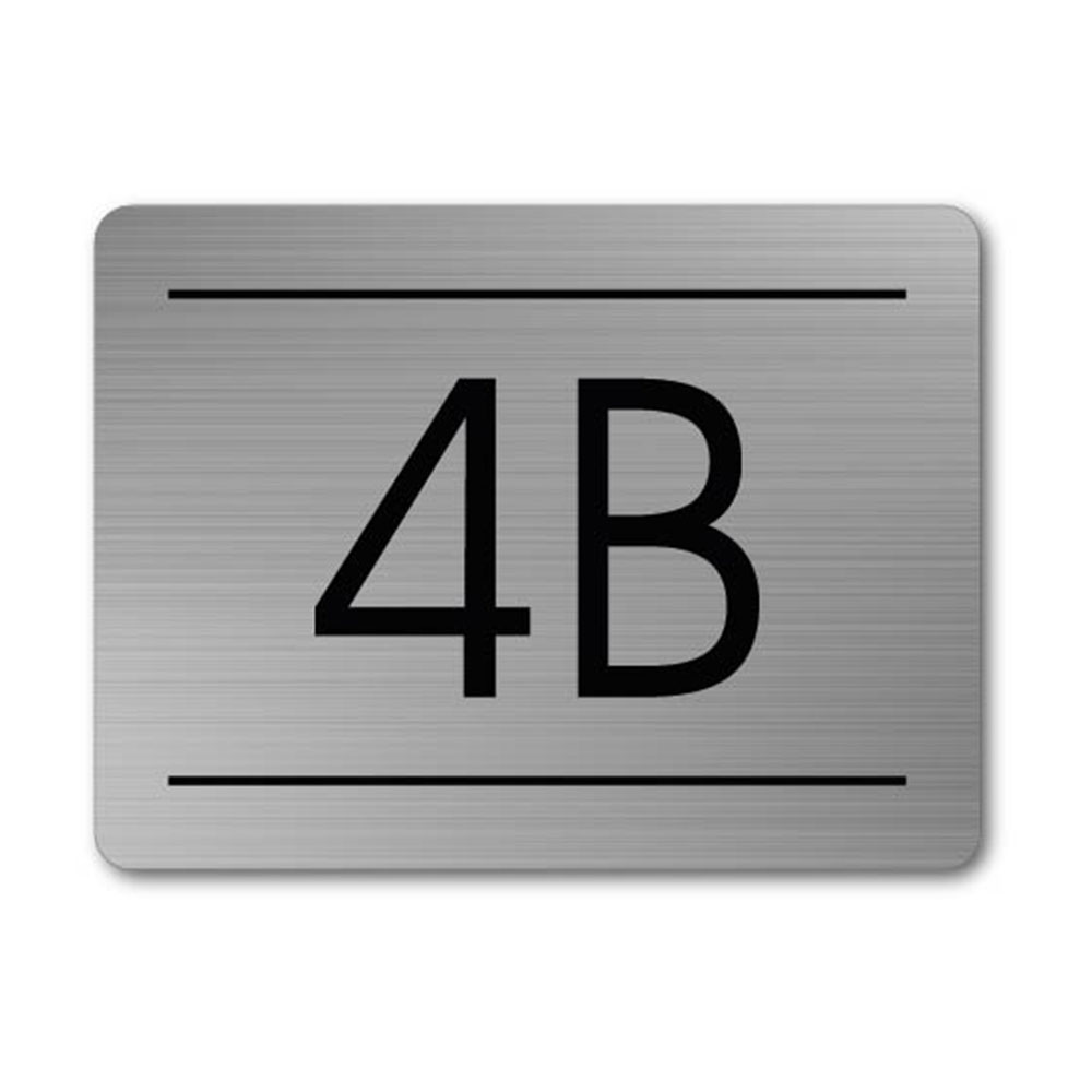 APARTMENT NUMBER, 4B - My Sign Station