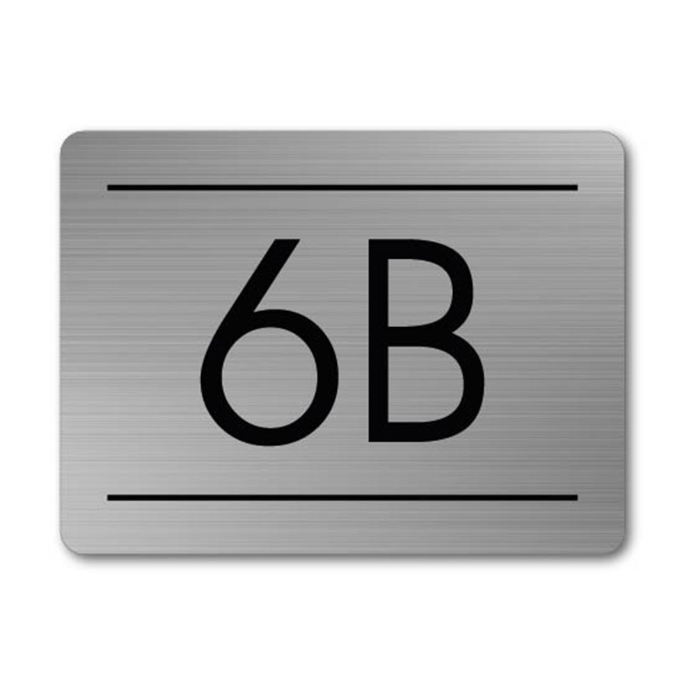 APARTMENT NUMBER, 6B - My Sign Station