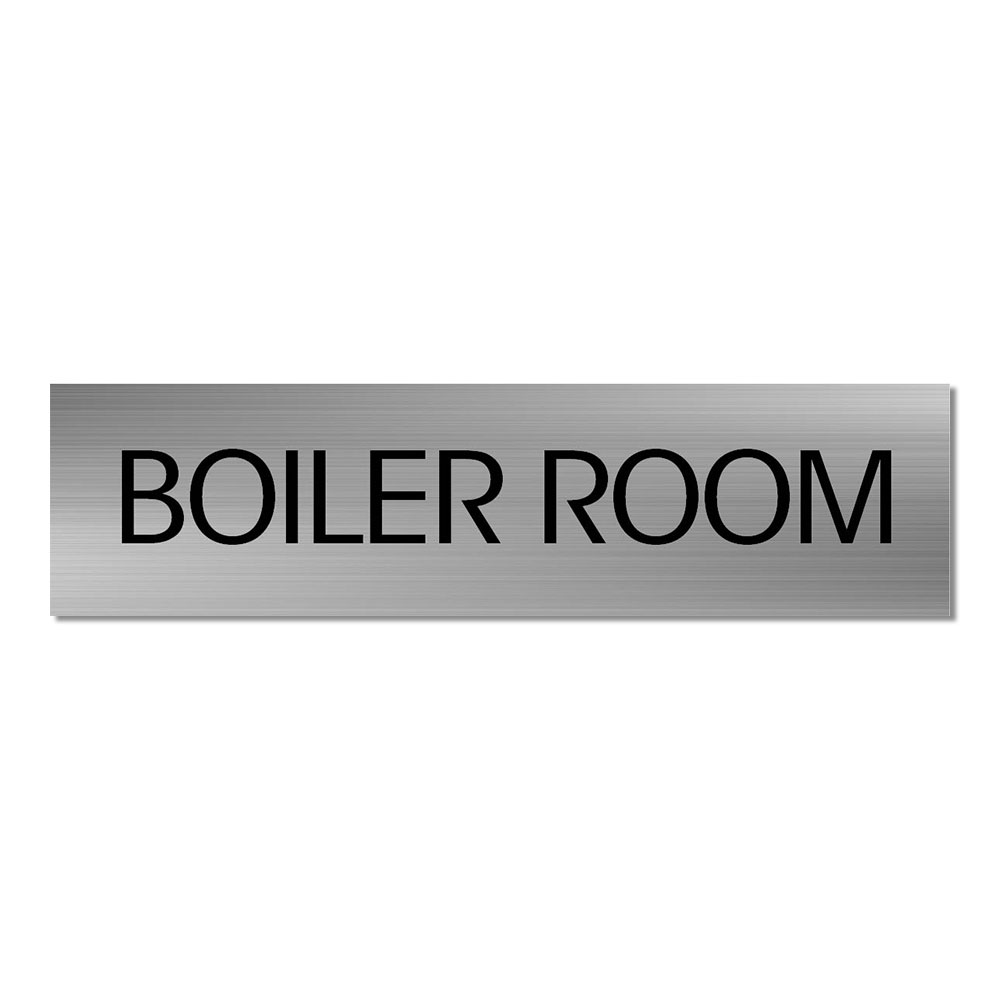 BOILER ROOM SIGN - My Sign Station