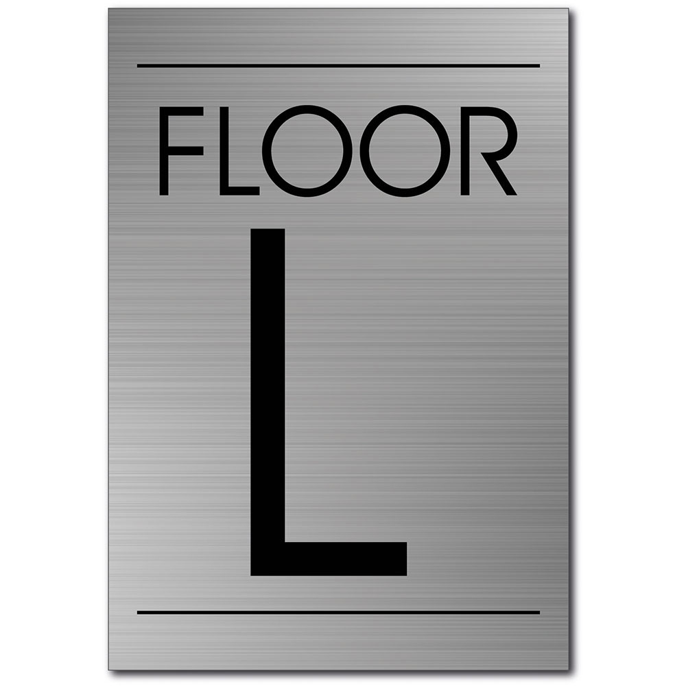 FLOOR L SIGN - My Sign Station