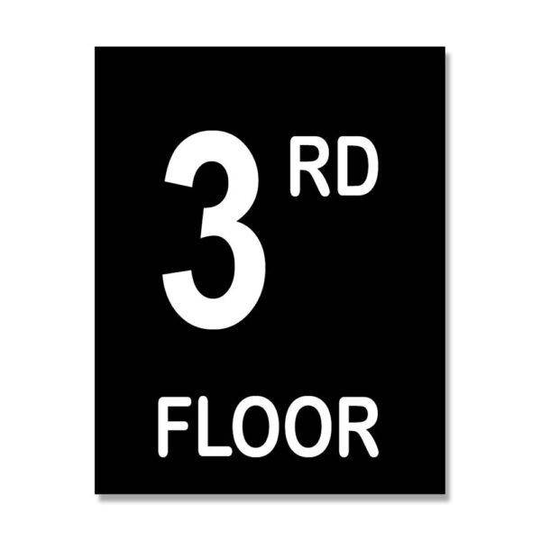 3RD FLOOR SIGN - My Sign Station