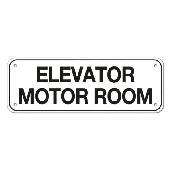 ELEVATOR MOTOR ROOM SIGN - My Sign Station