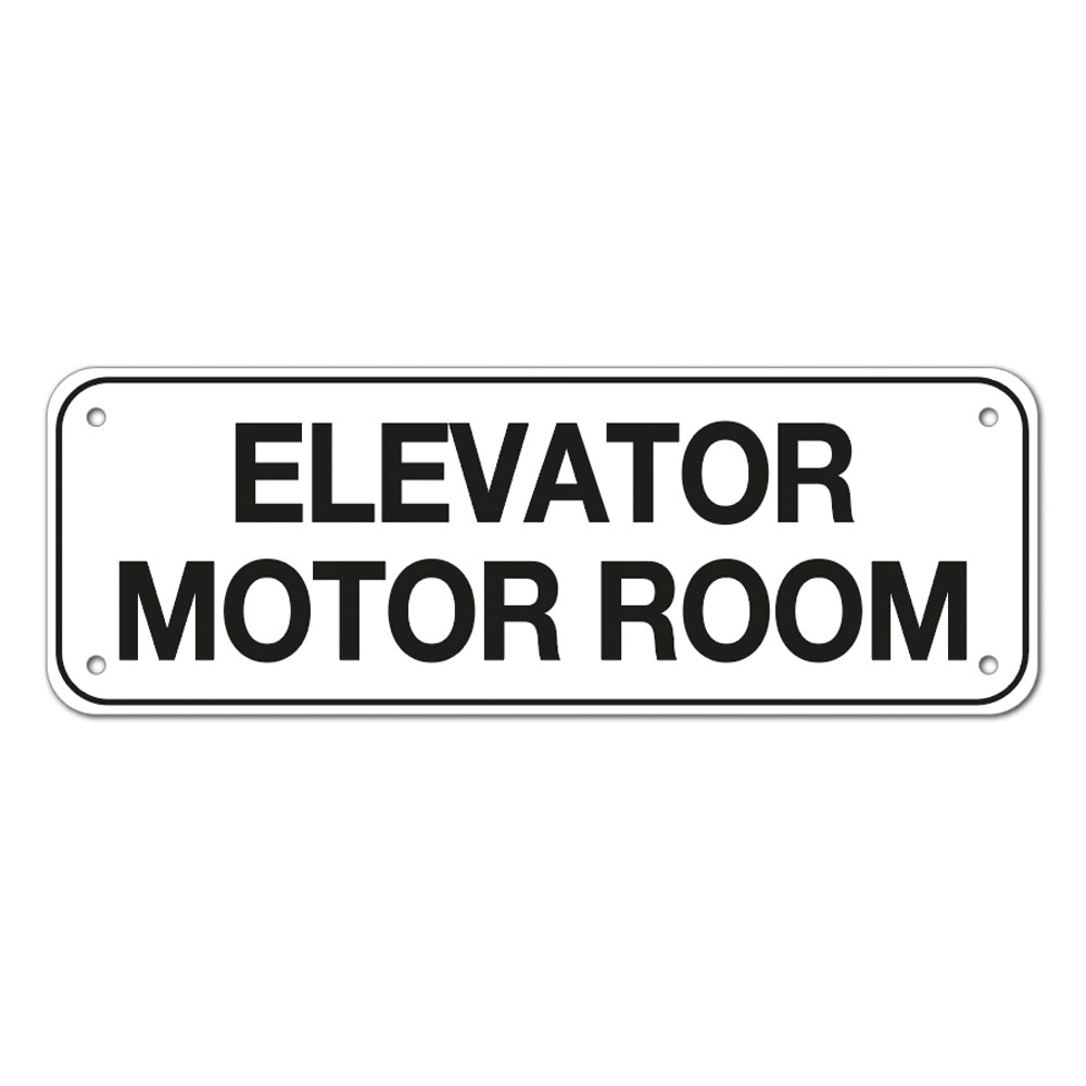 ELEVATOR MOTOR ROOM SIGN - My Sign Station