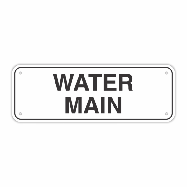 WATER MAIN SIGN - My Sign Station