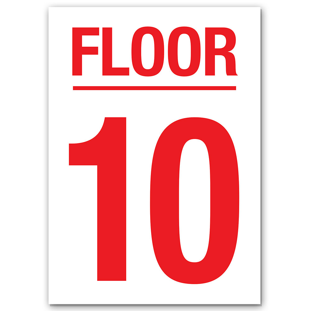 FLOOR 10 SIGN - My Sign Station