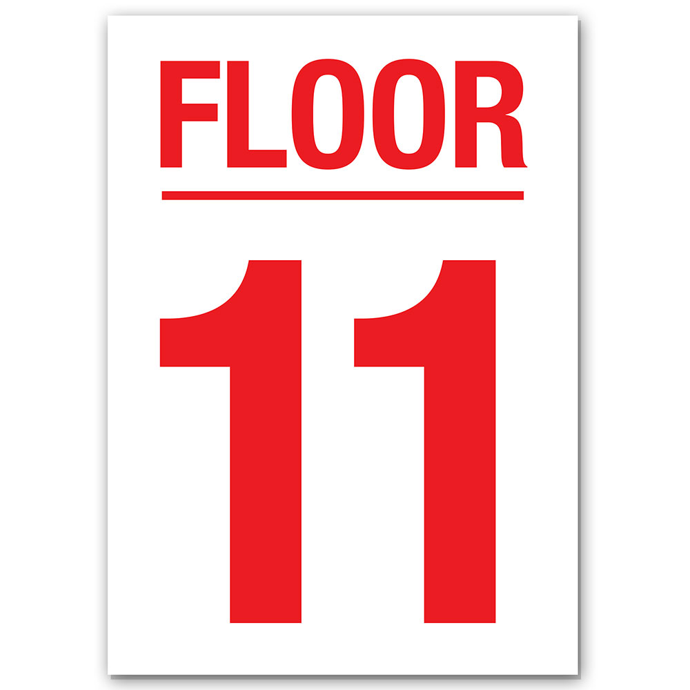 FLOOR 11 SIGN - My Sign Station