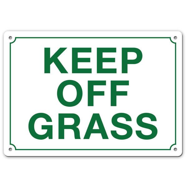 KEEP OFF GRASS SIGN - My Sign Station