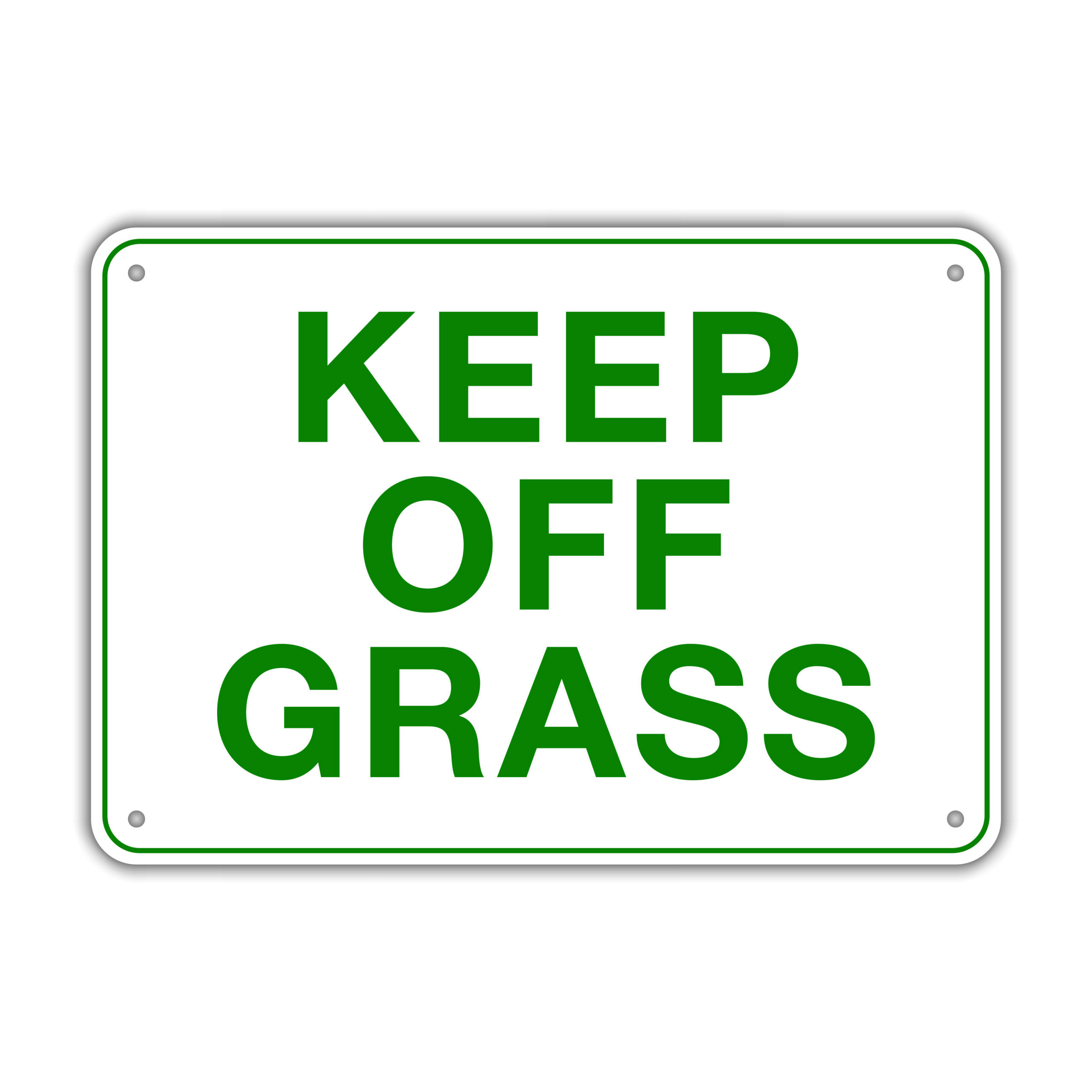 KEEP OFF GRASS SIGN - My Sign Station
