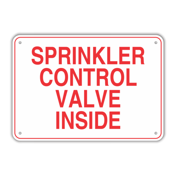 SPRINKLER CONTROL VALVE SIGN - My Sign Station