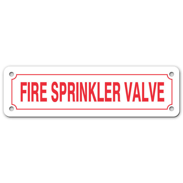 FIRE SPRINKLER VALVE SIGN - My Sign Station