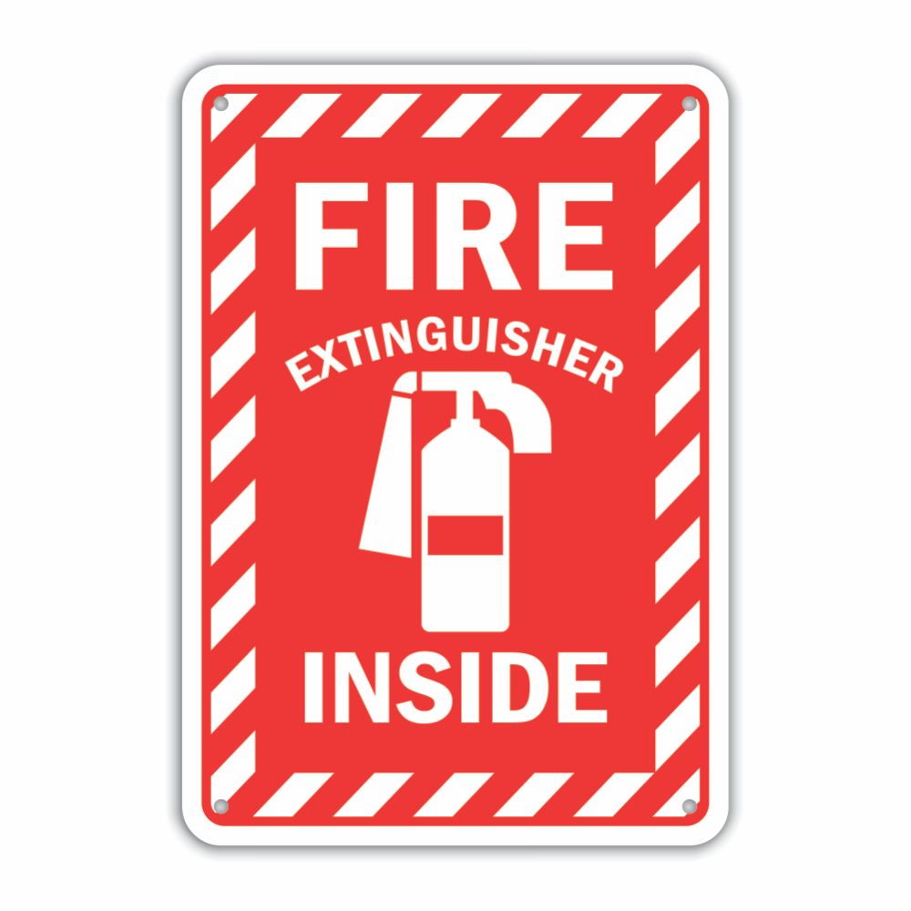 FIRE EXTINGUISHER INSIDE SIGN - My Sign Station