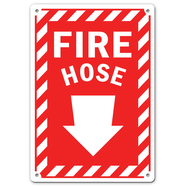 FIRE HOSE SIGN - My Sign Station