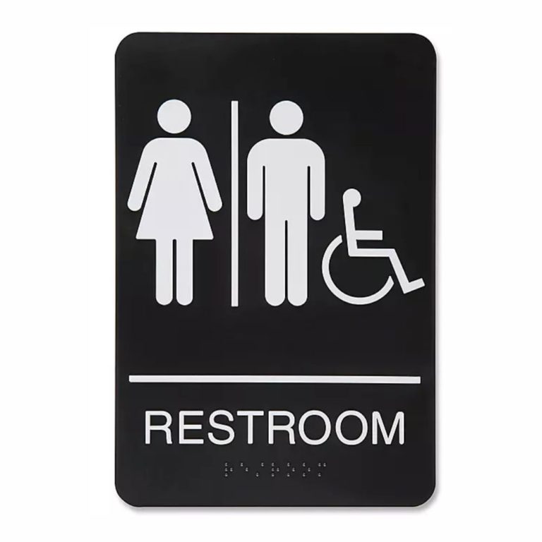 ADA Compliant Restroom Sign - My Sign Station