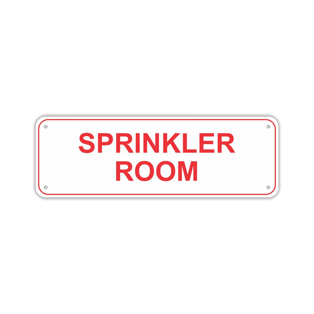 SPRINKLER ROOM SIGN - My Sign Station