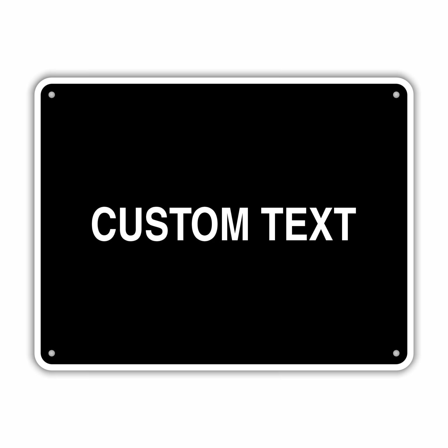CUSTOM ALUMINUM SIGN 8.5″ X 11″ - My Sign Station