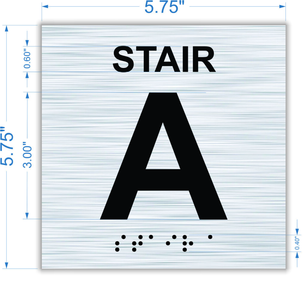 ADA Stair Sign - My Sign Station