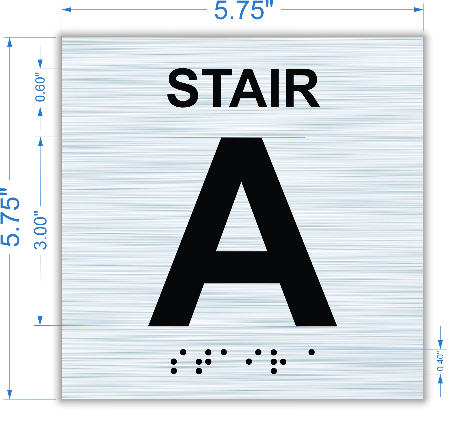 ADA Stair Sign - My Sign Station