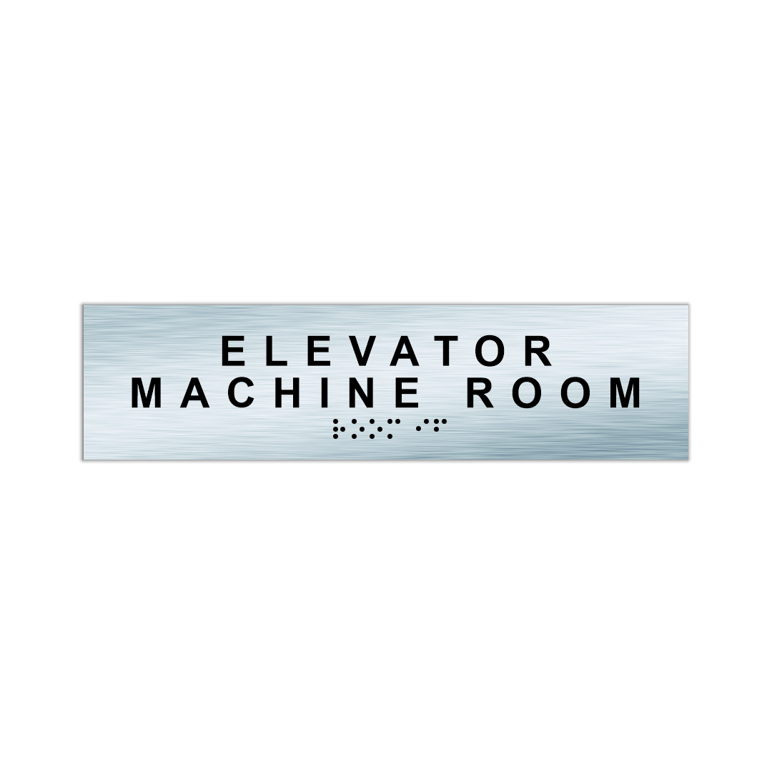 ADA ELEVATOR MACHINE ROOM SIGN - My Sign Station