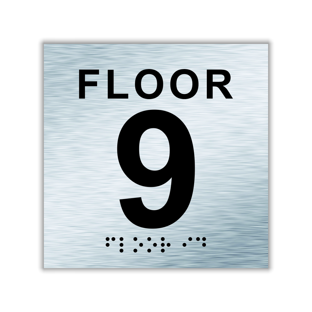 ADA FLOOR 9 SIGN - My Sign Station