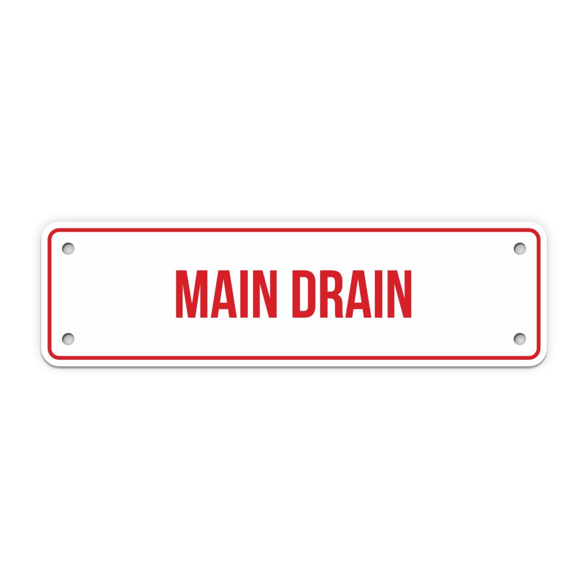 MAIN DRAIN SIGN - My Sign Station