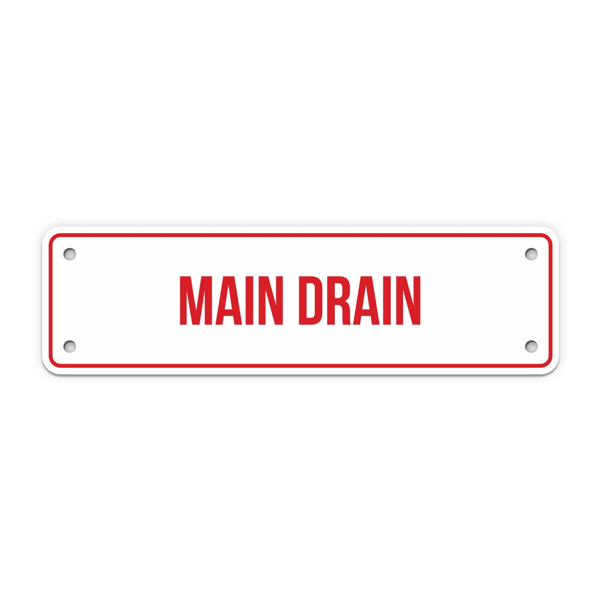 MAIN DRAIN SIGN - My Sign Station