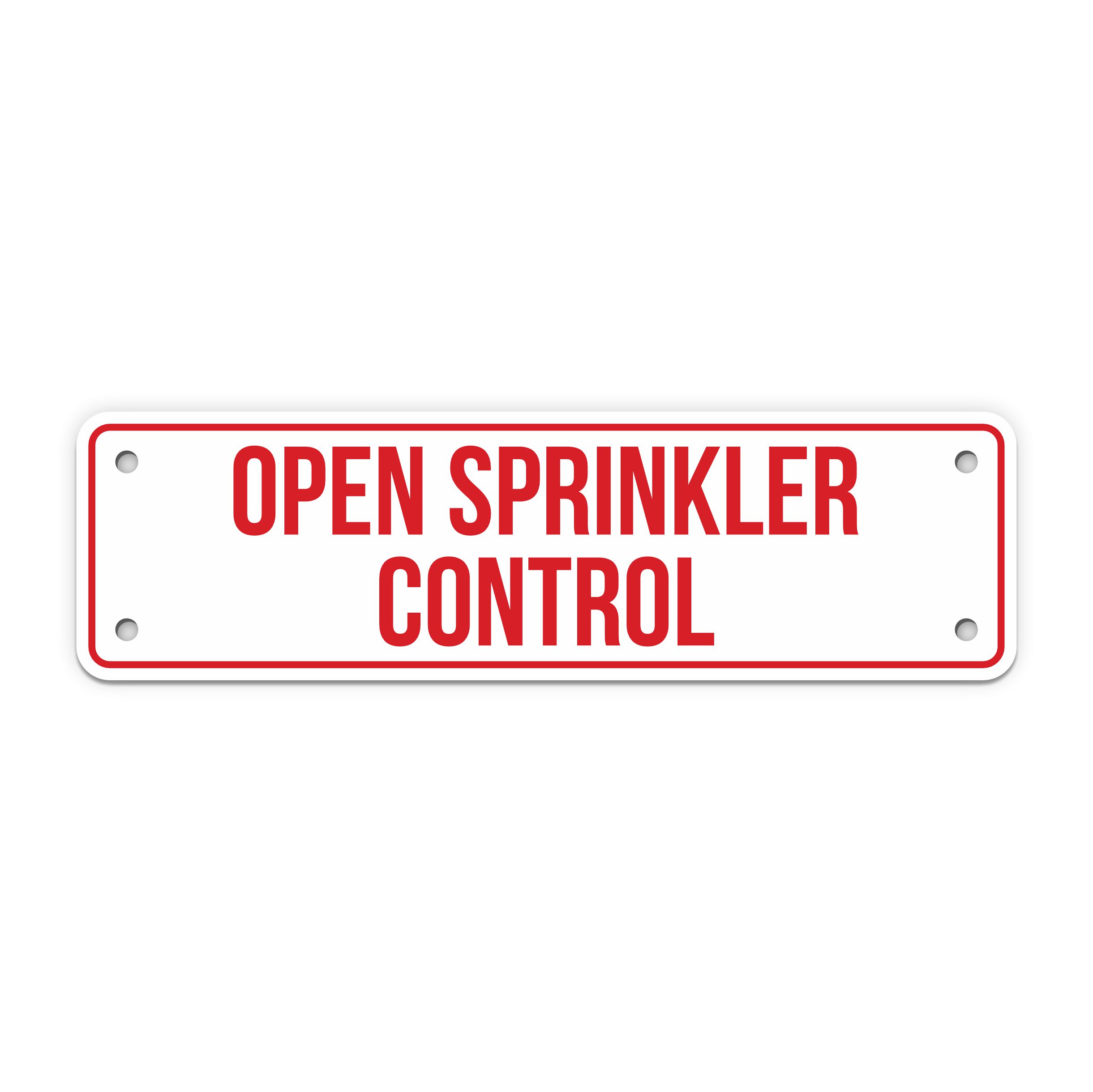 OPEN SPRINKLER CONTROL SIGN - My Sign Station