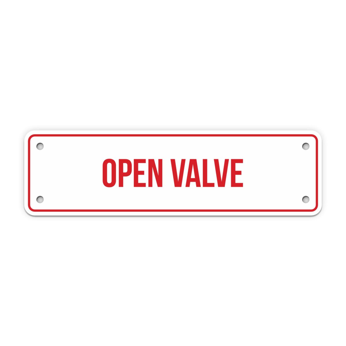 OPEN VALVE SIGN - My Sign Station