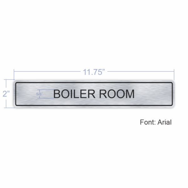 Engraved Room ID Sign - My Sign Station