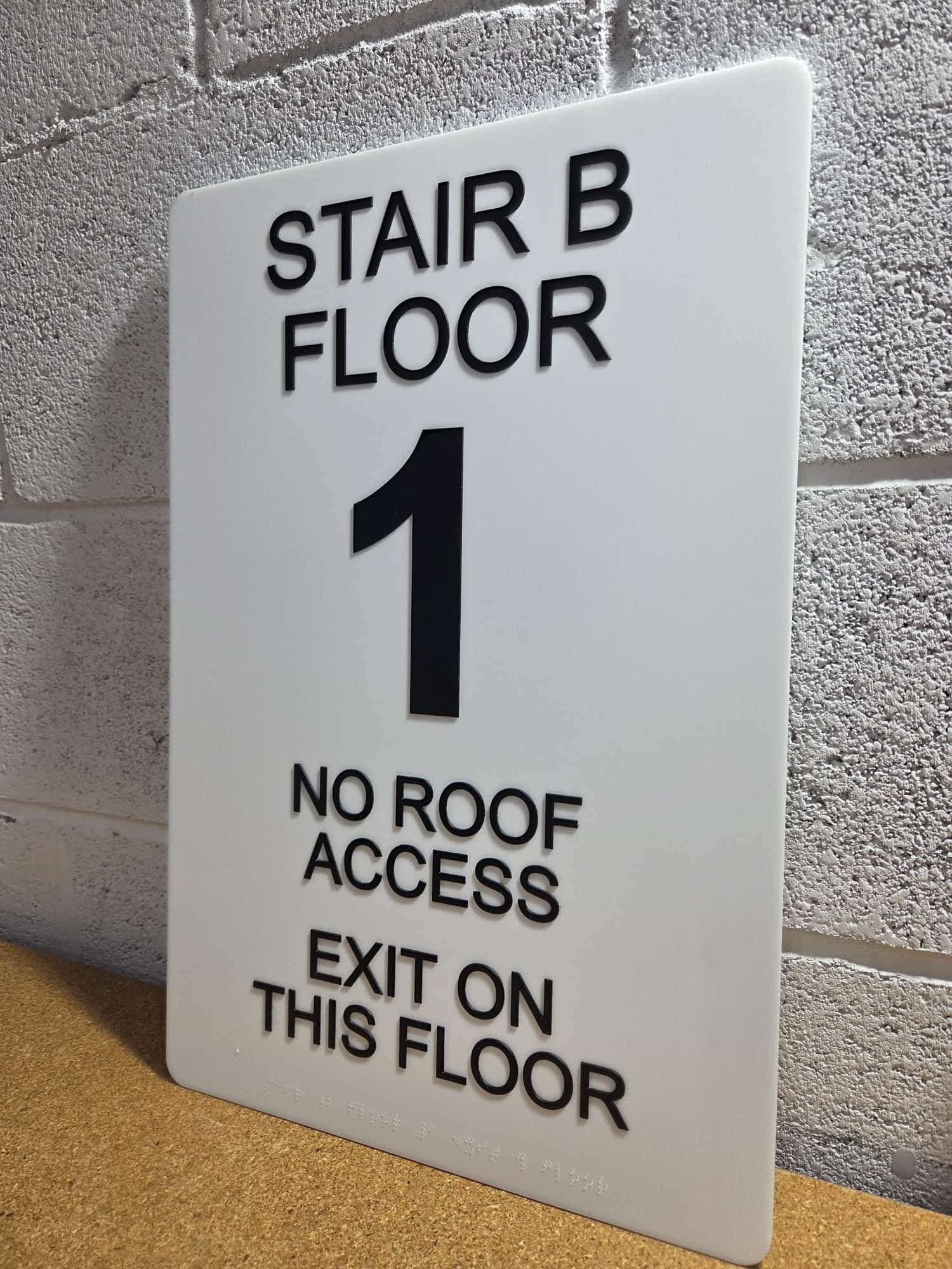 NYC Stairwell Access Signs - My Sign Station