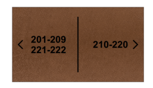 Engraved Floor directional Sign - My Sign Station