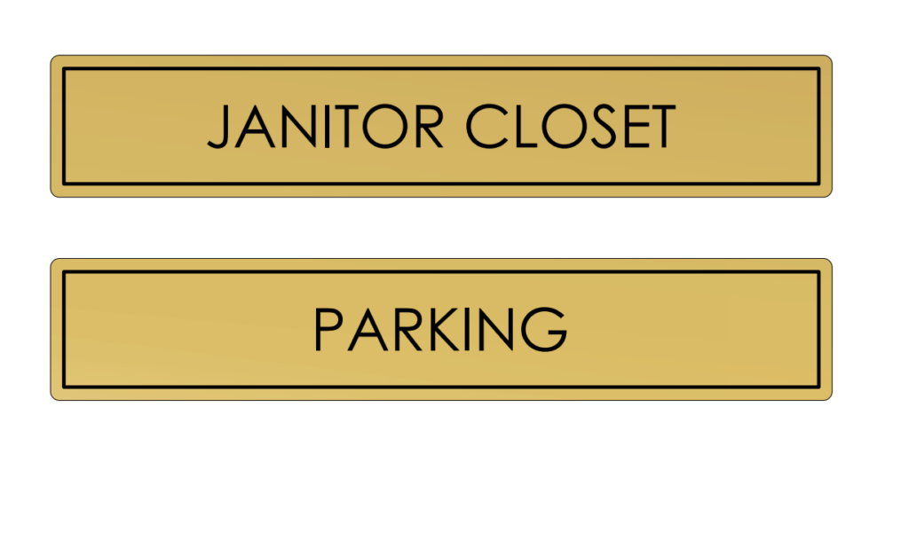 Engraved Stairwell Access Sign - My Sign Station